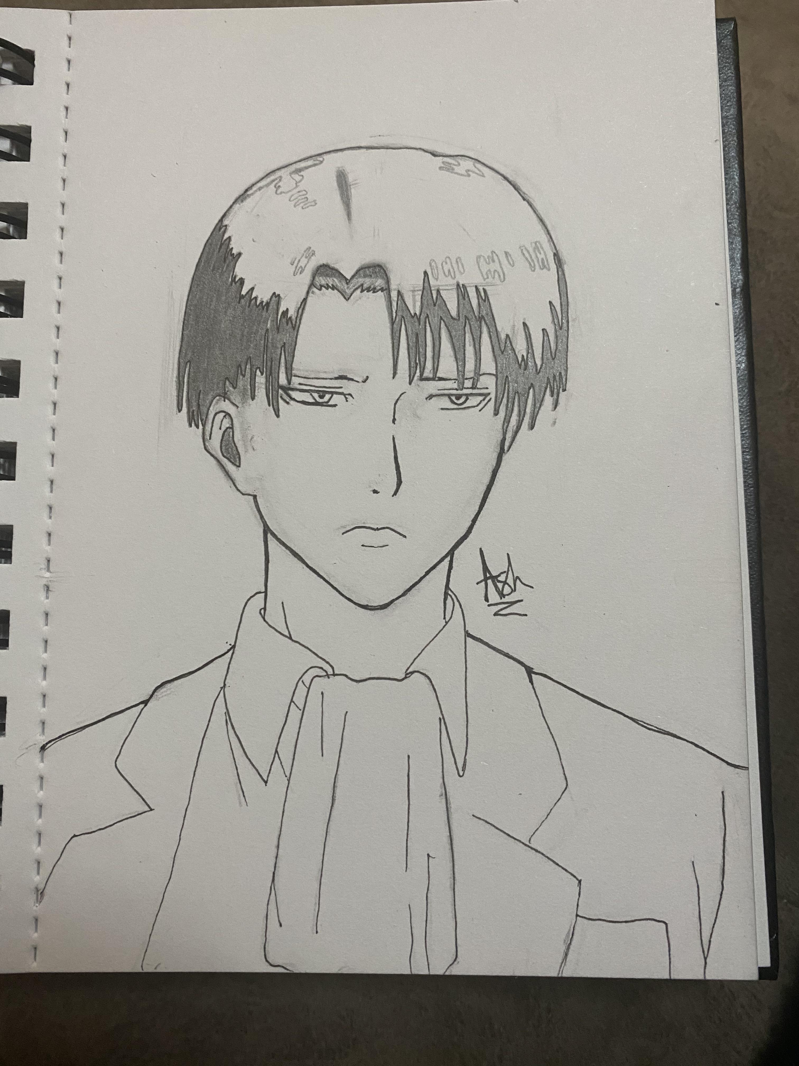Project Levi (WIP) - Line Art (OC) | Scrolller