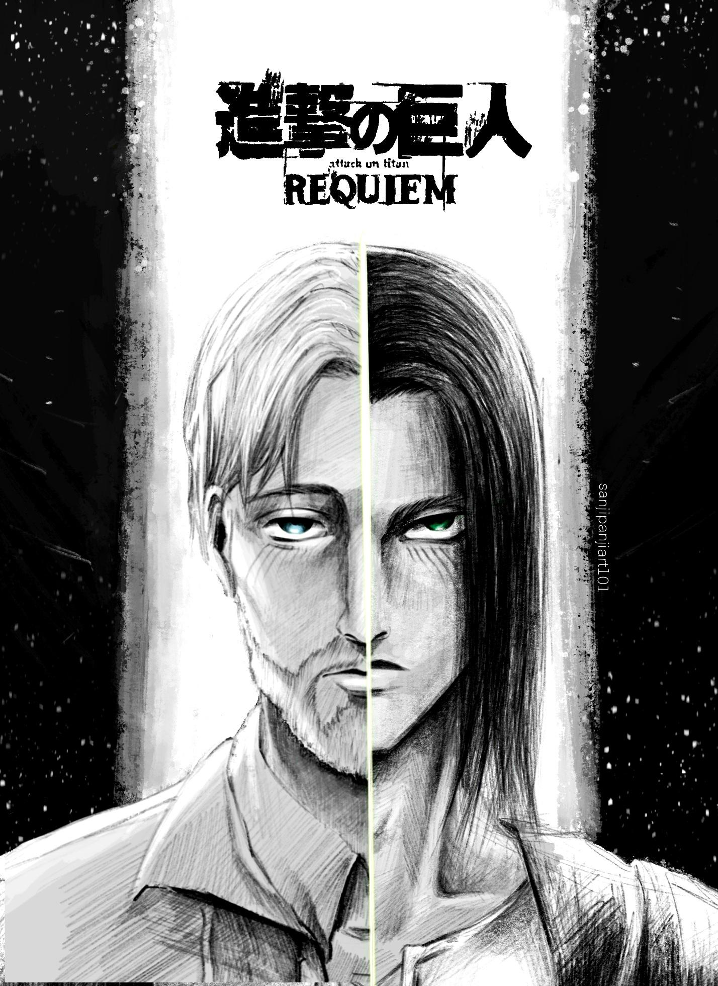 Promotional poster for shingeki no requiem | Scrolller