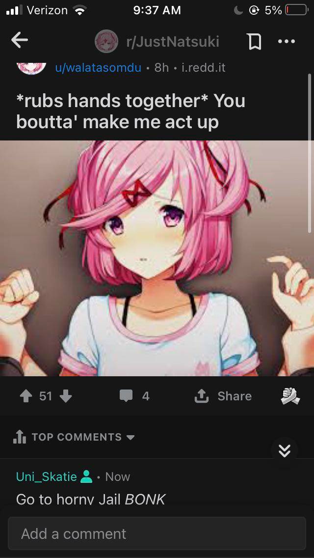 Protecc Natsuki | Scrolller