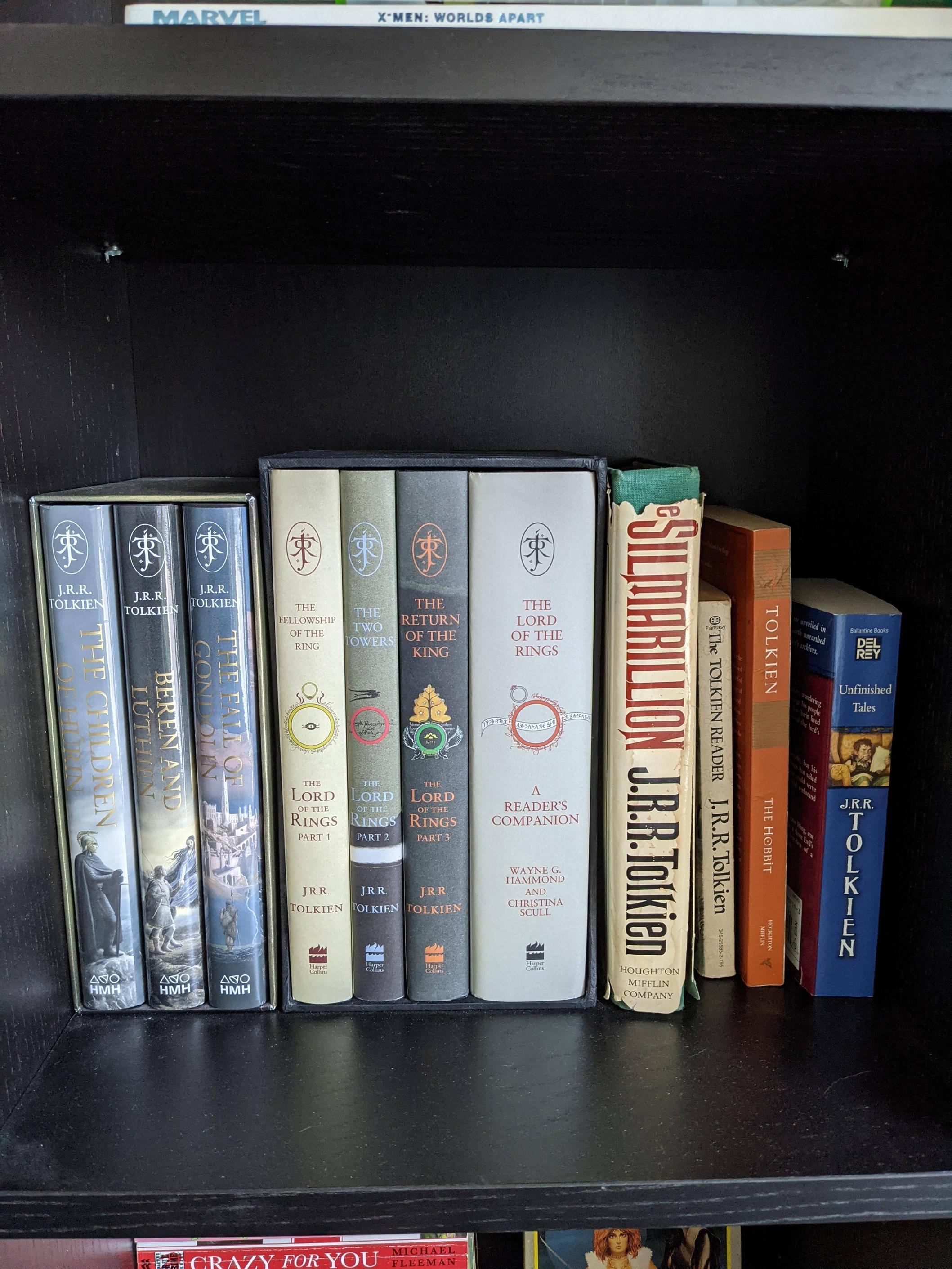 Proud of my little Tolkien shelf. | Scrolller