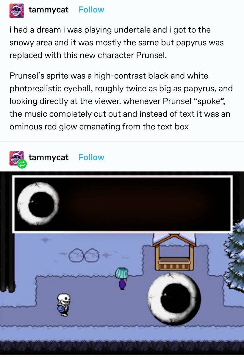 prunsel is my favorite undertale character | Scrolller