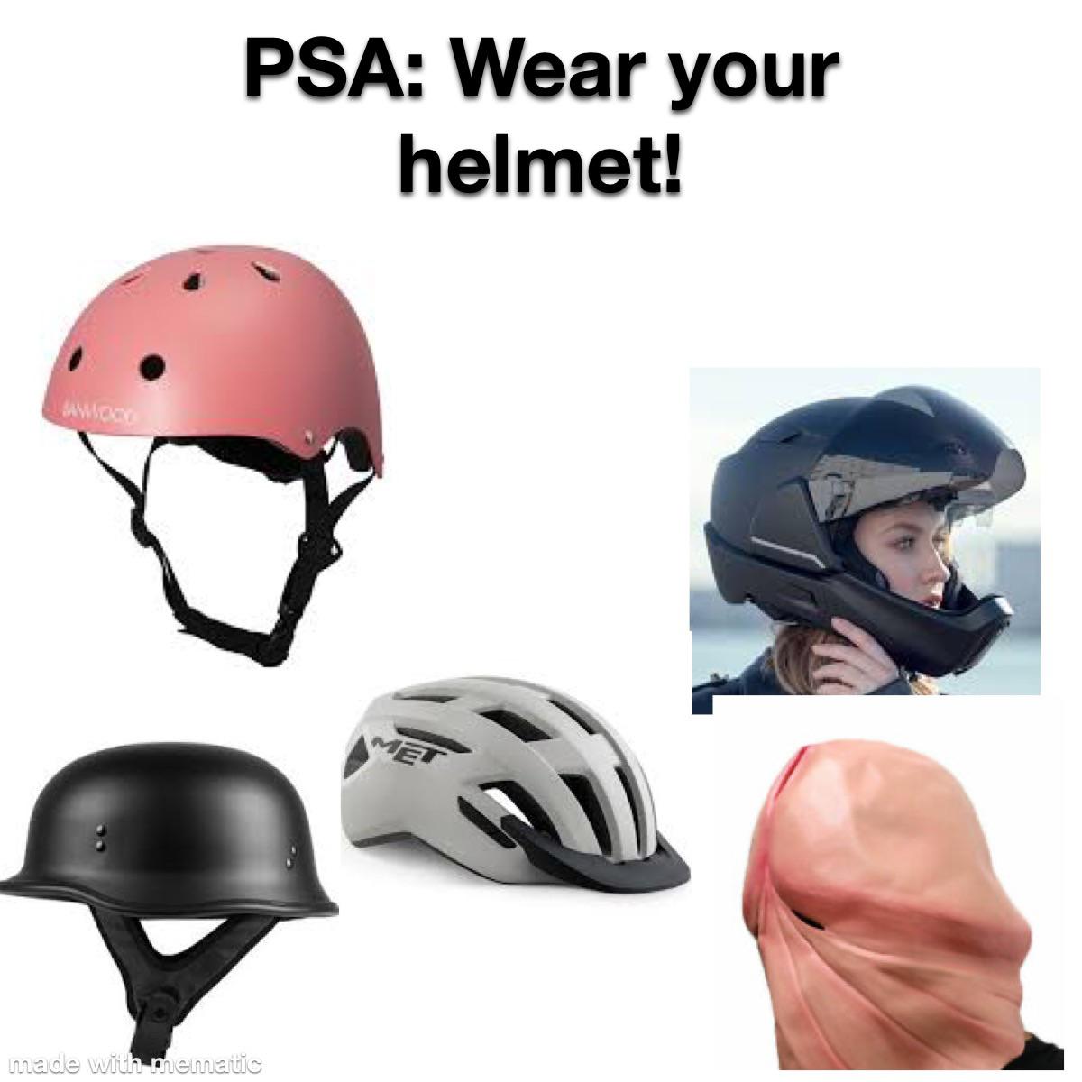 PSA: Wear your helmets guys. Be safe! | Scrolller