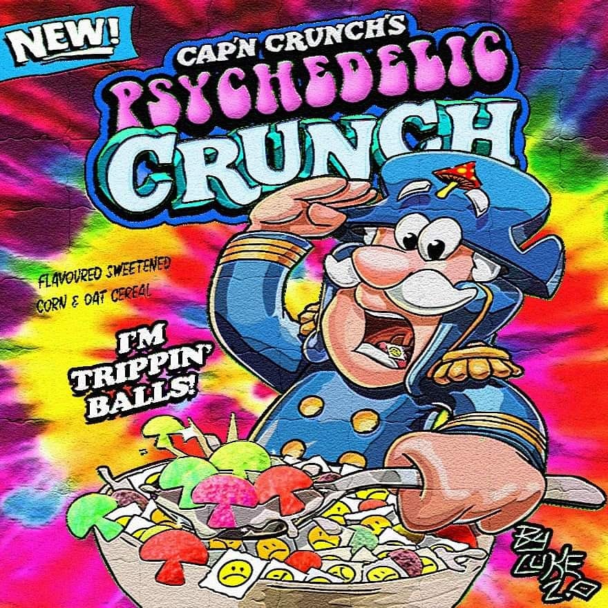 Psychedelic Crunch, Me, Digital, 2021 | Scrolller