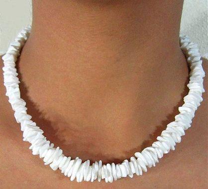 Pucca Shell Necklace | Scrolller