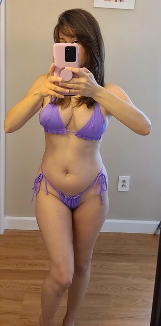 Pumpkin spice or spicy purple bikini? | Scrolller