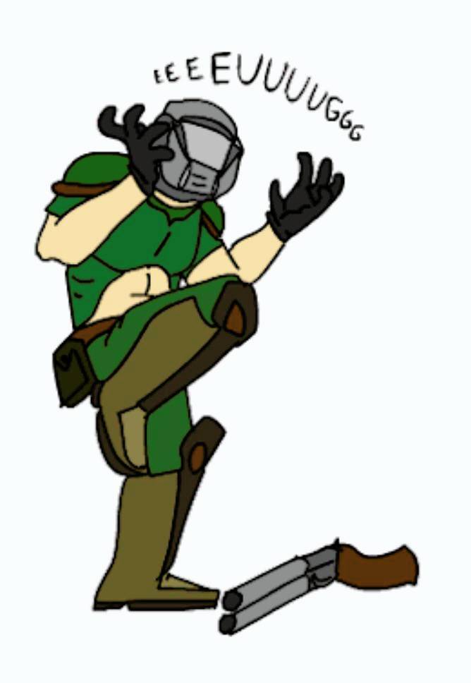 Put Doomguy Next To Something He Doesnt Like Scrolller