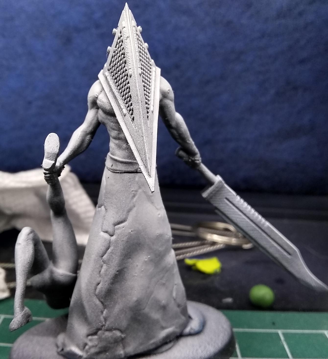 Pyramid Head print, Photon mono 2K. Primed and ready. | Scrolller