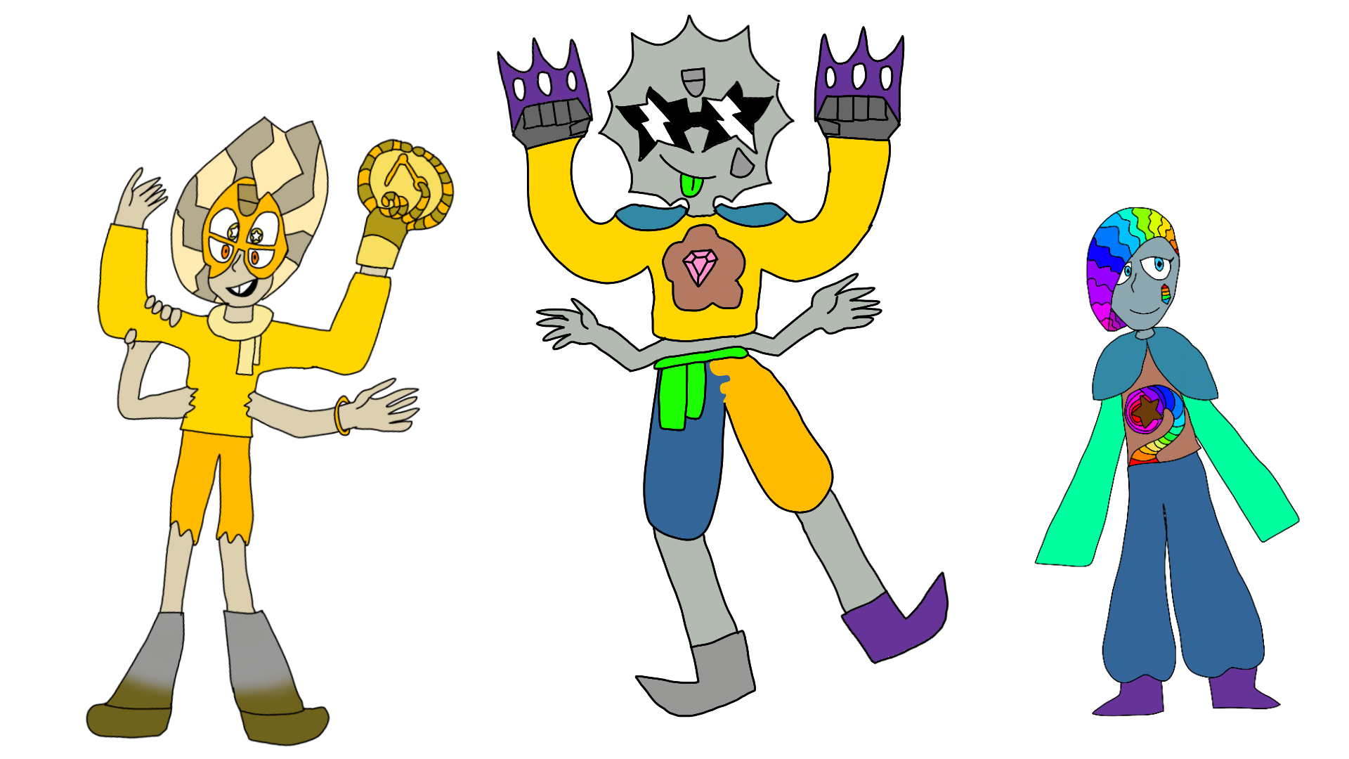 Pyrite + Rainbow Diamond = Sandstone | Scrolller