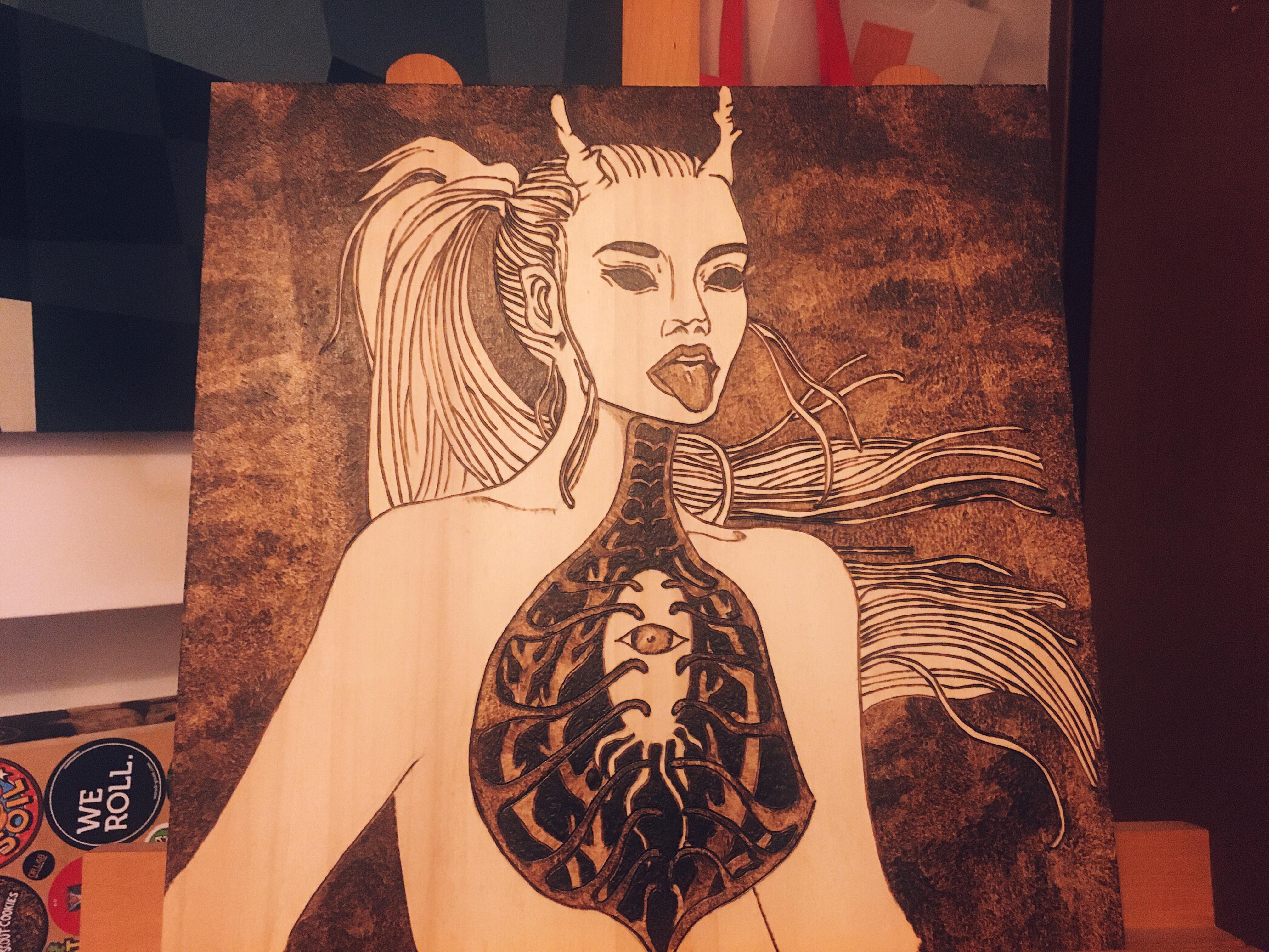 Pyrography (wood burning 🔥) | Scrolller