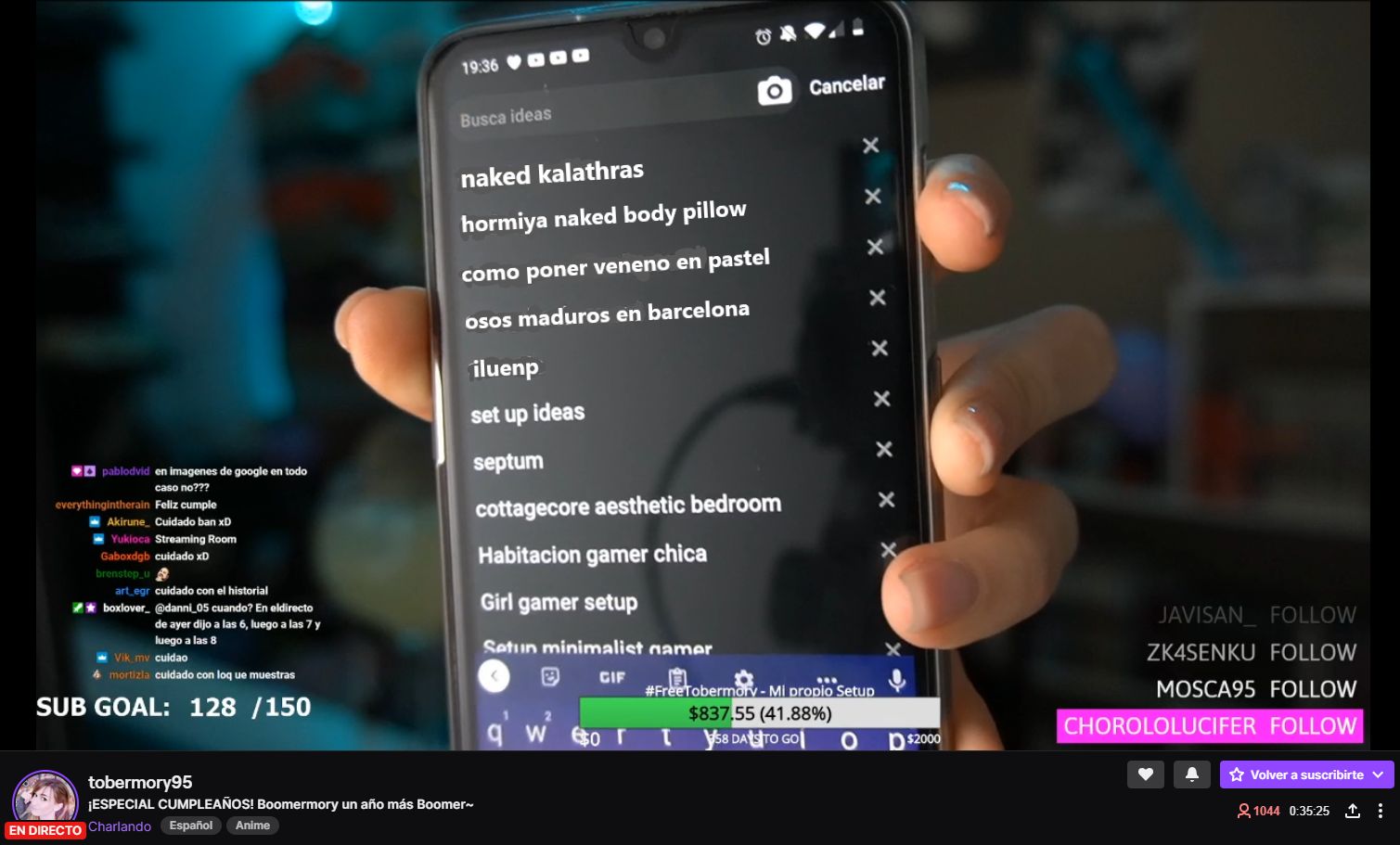 qué onda con ese historial, elena? pd: feliz cumpleaños | Scrolller