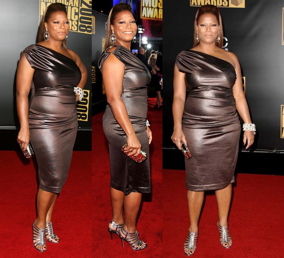 Queen Latifah in a tight shiny dress | Scrolller