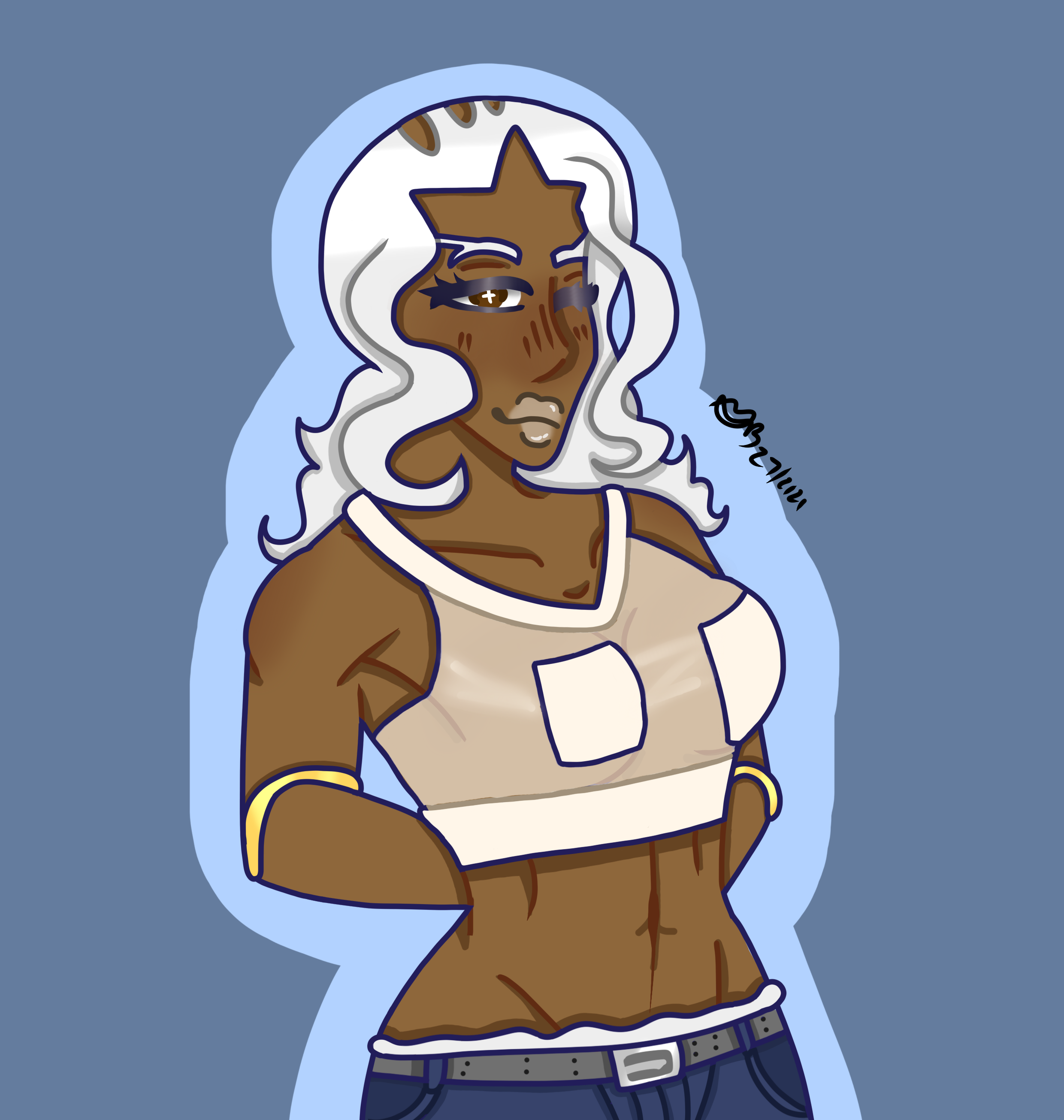 Quick drawing of fem Pucci | Scrolller