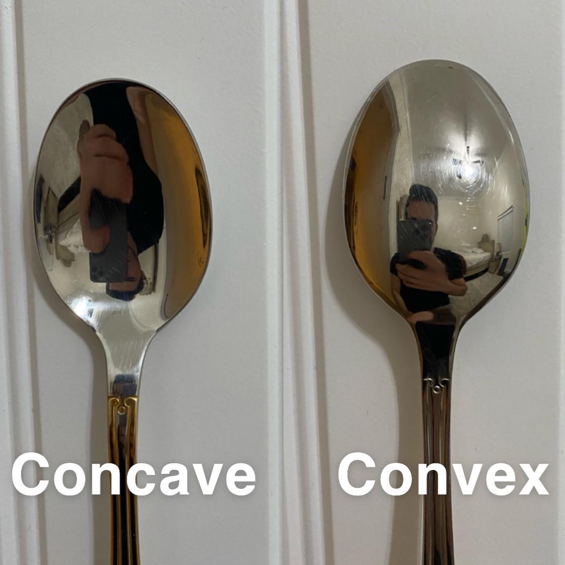 Quick mirror tip using a spoon if you get confused | Scrolller