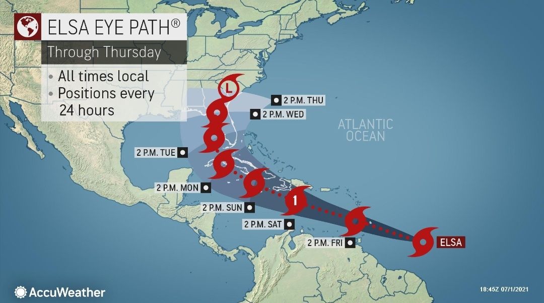 Quick! Mods are asleep, post pics of Hurricane Elsa!! | Scrolller