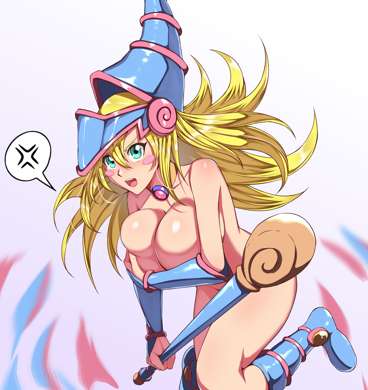 "Quit staring!" [Dark Magician Girl] | Scrolller