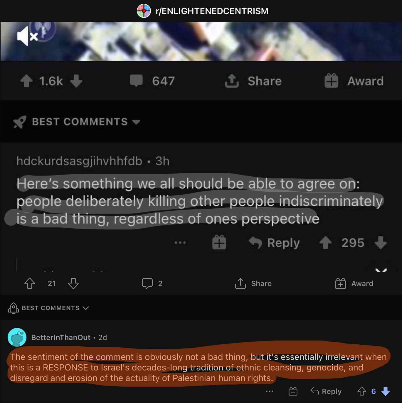 r/enlightenedcentrism moment | Scrolller