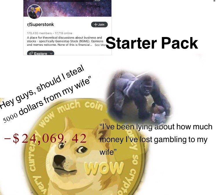 r/superstonk starterpack | Scrolller