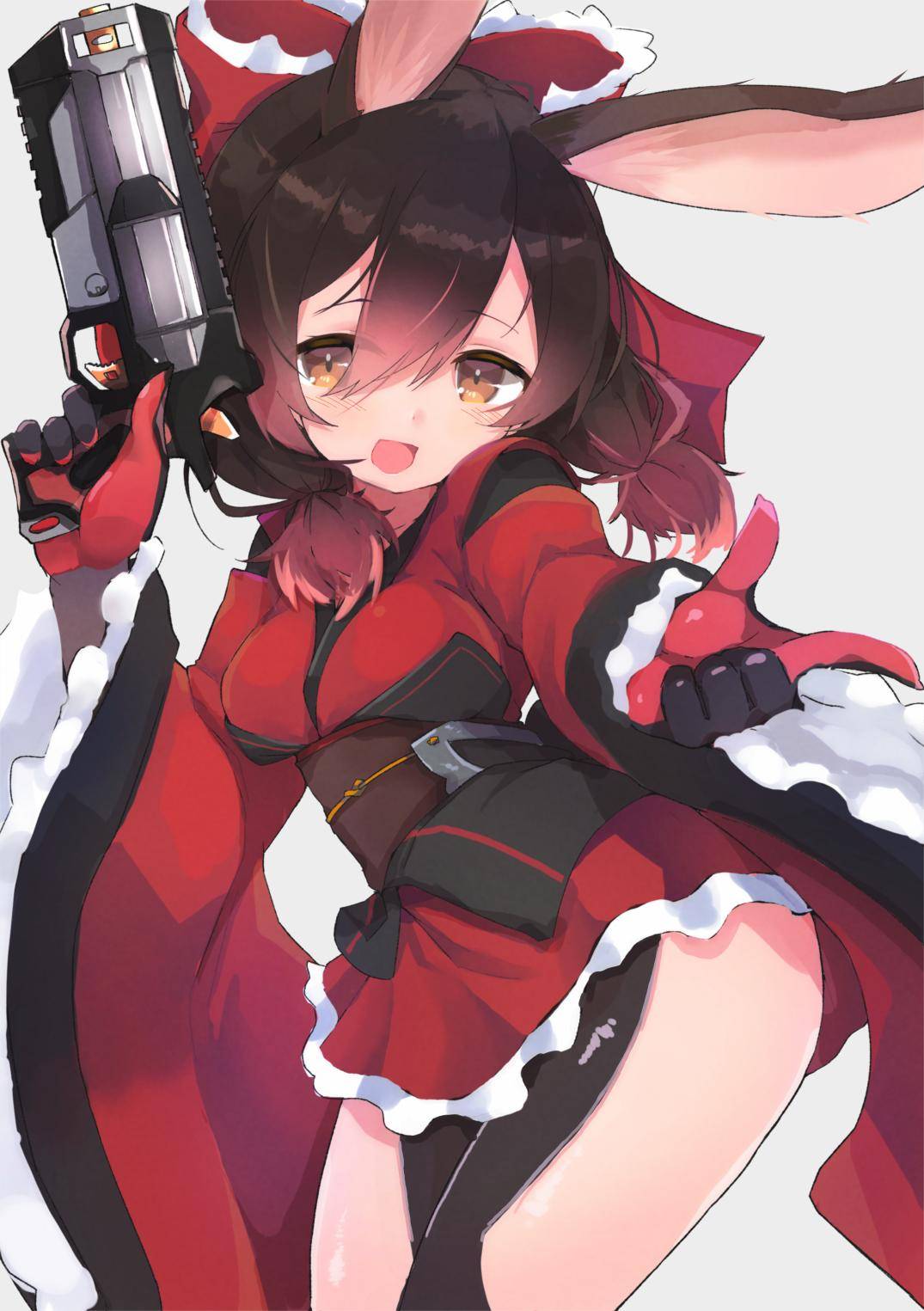 Rabbit with a gun [Roboco-san] | Scrolller
