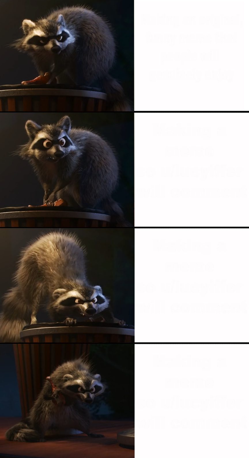 Raccoon template | Scrolller