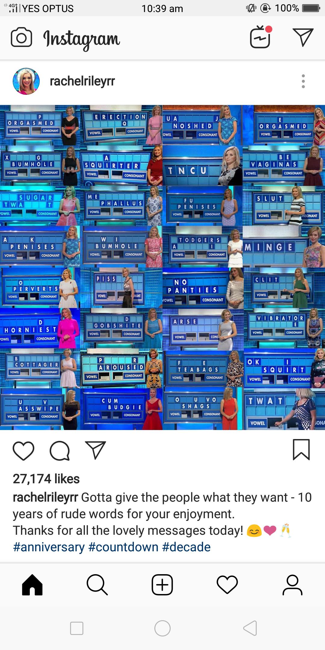 Rachel Riley celebrating 10 years of Countdown. | Scrolller