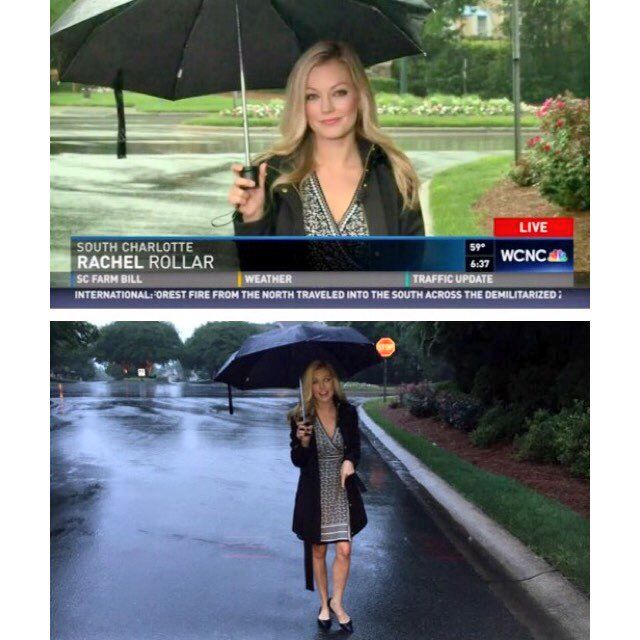 Rachel Rollar in the rain | Scrolller