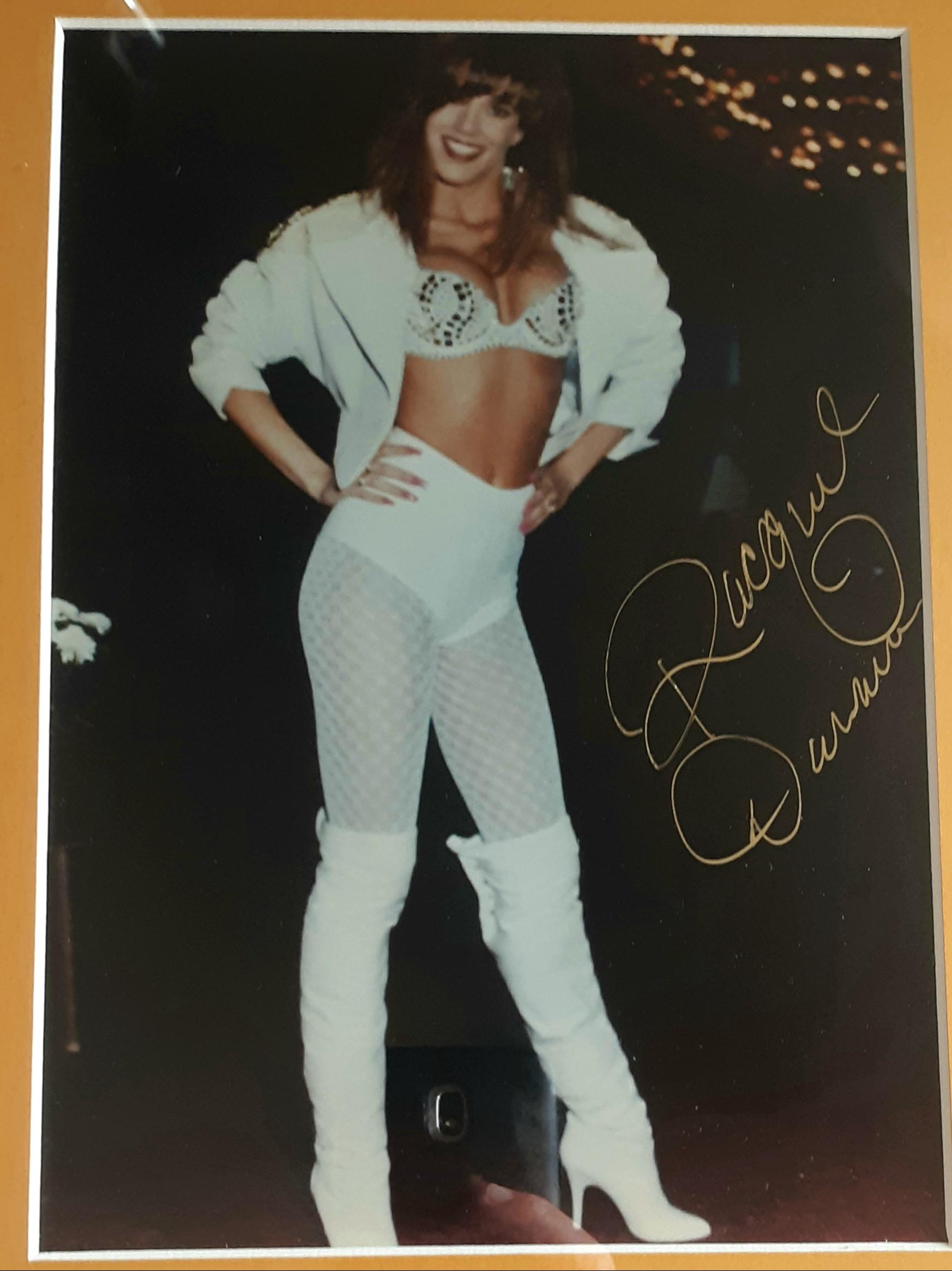 Racquel Darrian signed photo in a never before released image. From my personal collection ...