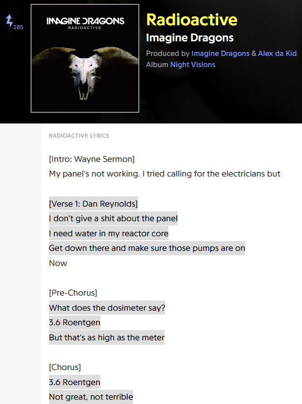 Radioactive - Imagine Dragons | Scrolller