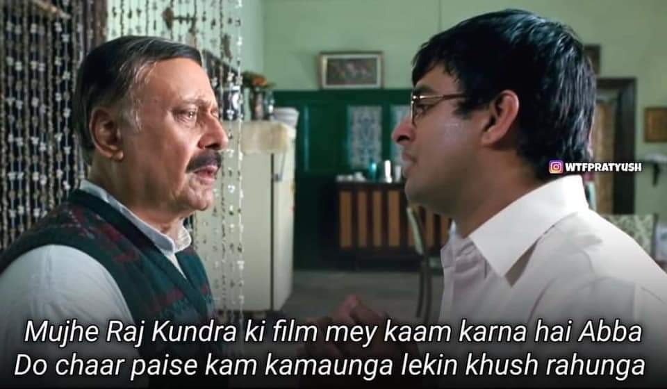 Raj Kundra ki picture me kaam chahiye papa | Scrolller