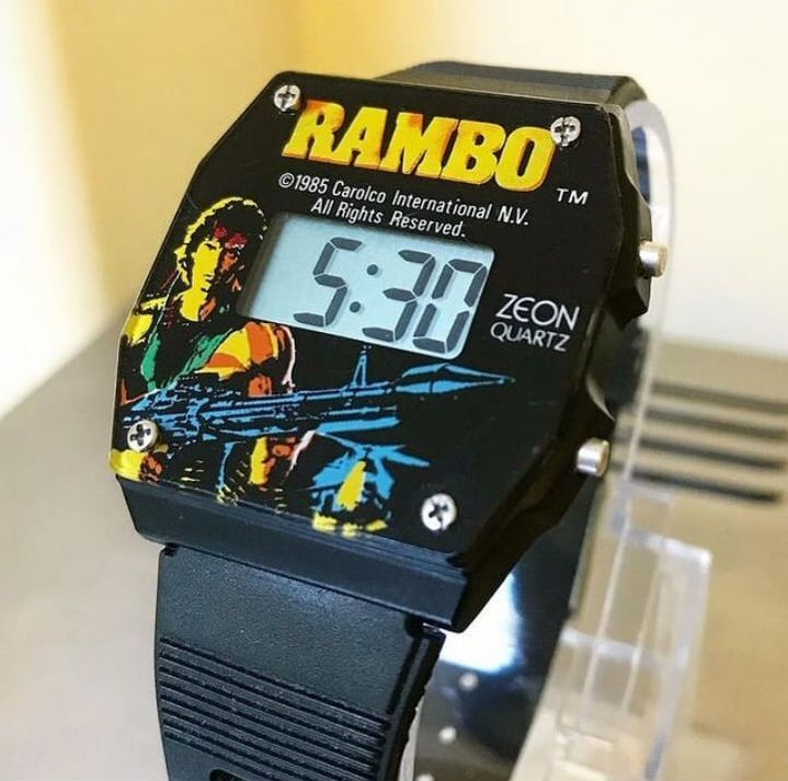 Rambo LCD watch (1985) | Scrolller