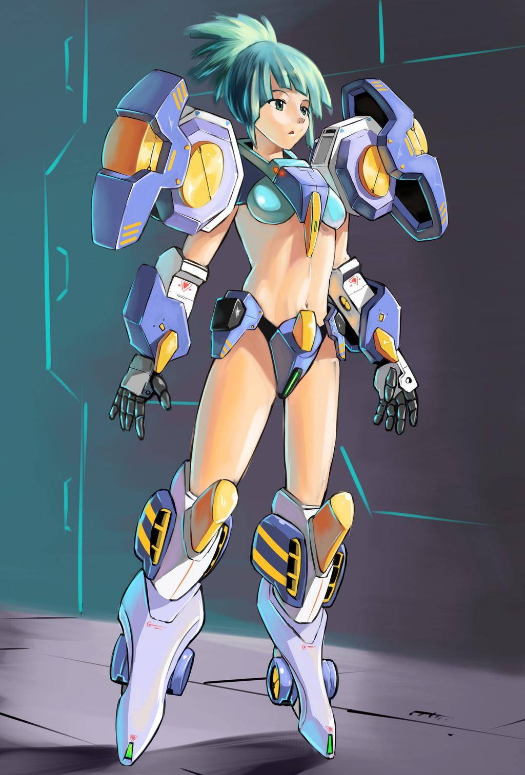 Random mecha girl [original] | Scrolller
