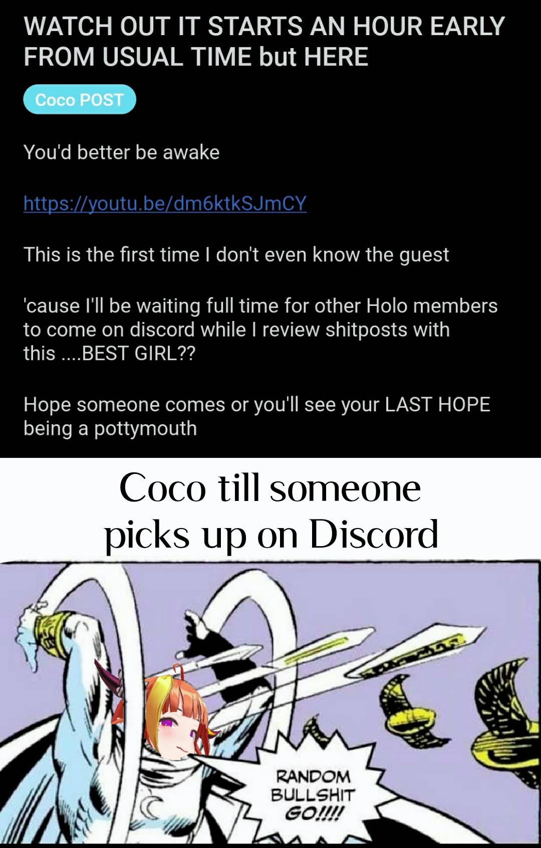 Random Shitpost Go!!1! | Scrolller