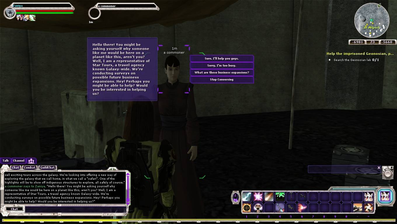 Random SWG Memory: Disneyland's Star Tours reference in game | Scrolller