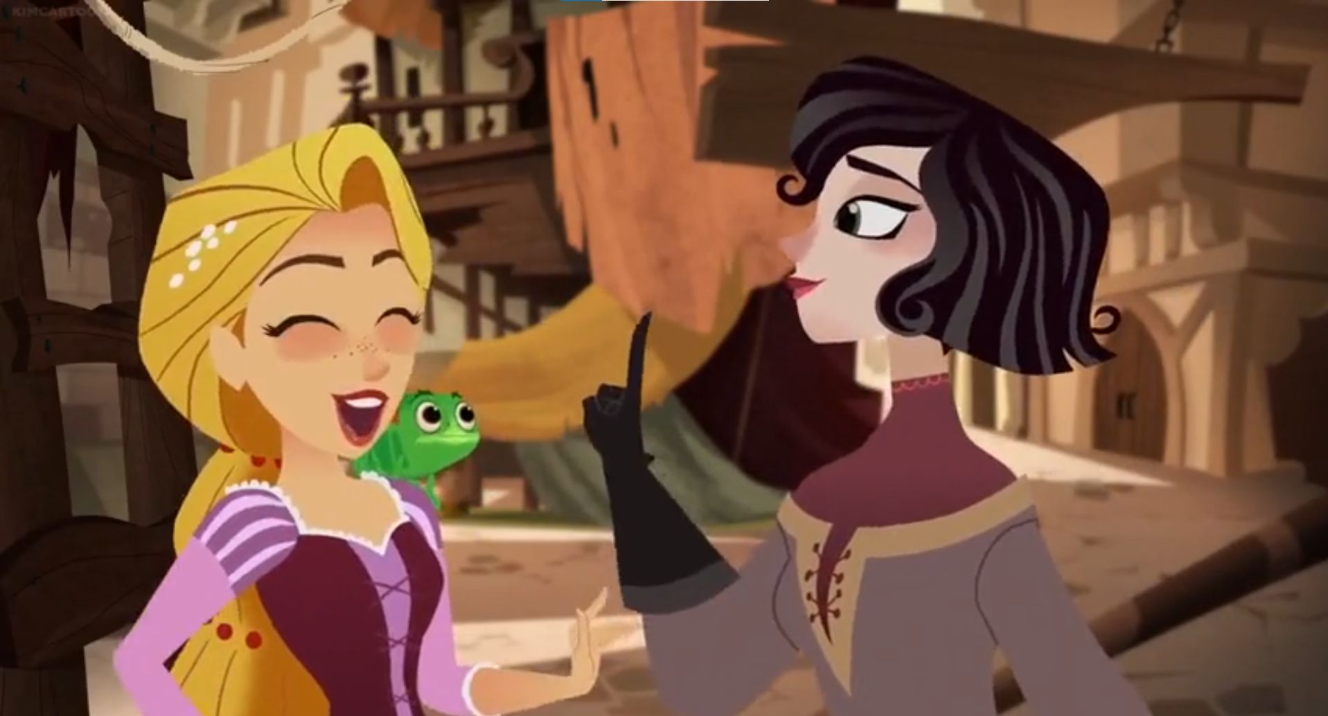 Raps laughs at her girlfriend's jokes [Tangled] | Scrolller