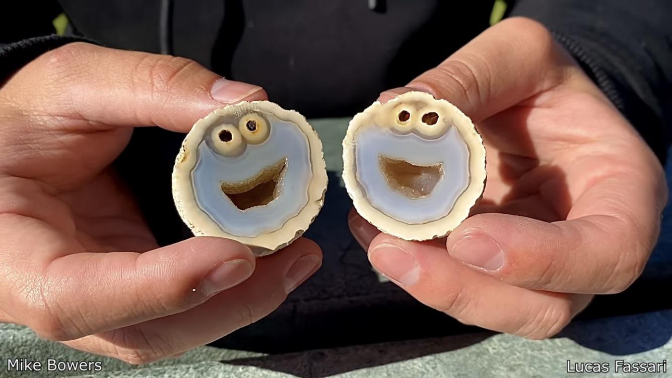 Rare gemstone looks like Cookie Monster | Scrolller