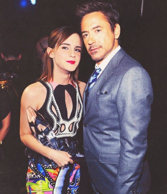 RDJ and Emma Watson | Scrolller