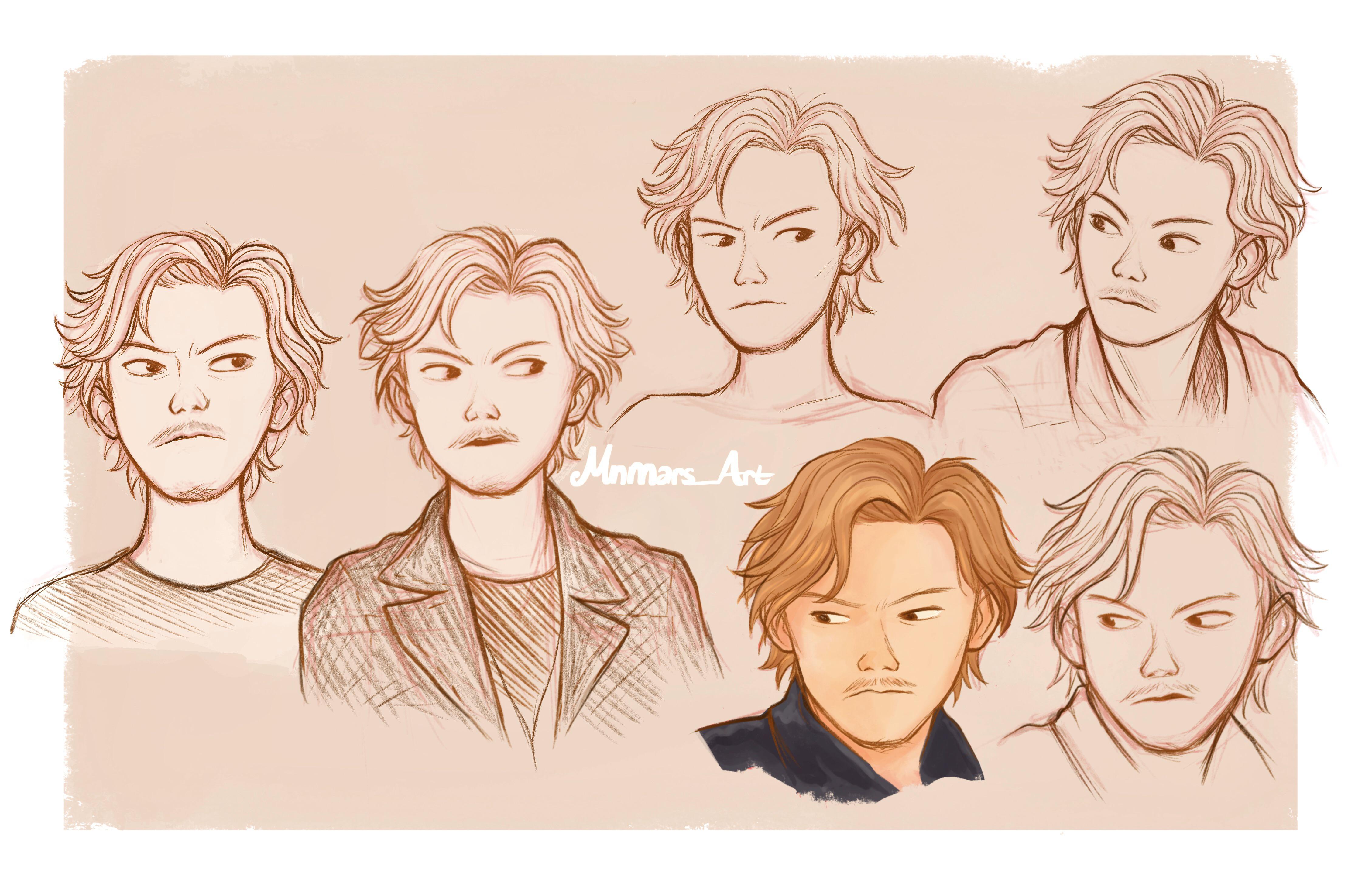 Really old first sketches of Benjamin Watts | Scrolller