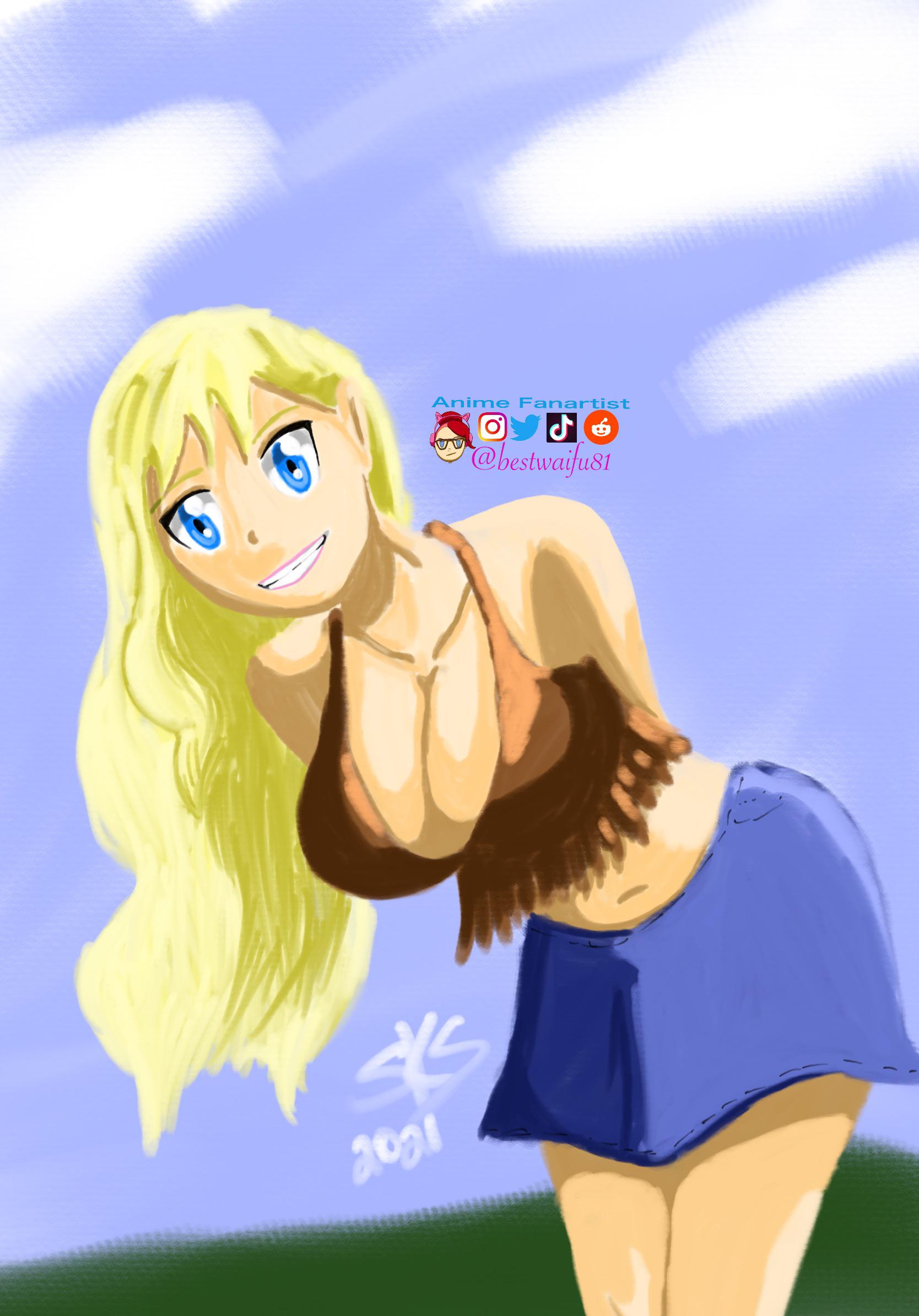 Rebecca digital painting by me | Scrolller