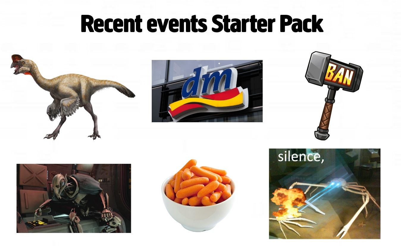 Recent events Starter Pack! | Scrolller