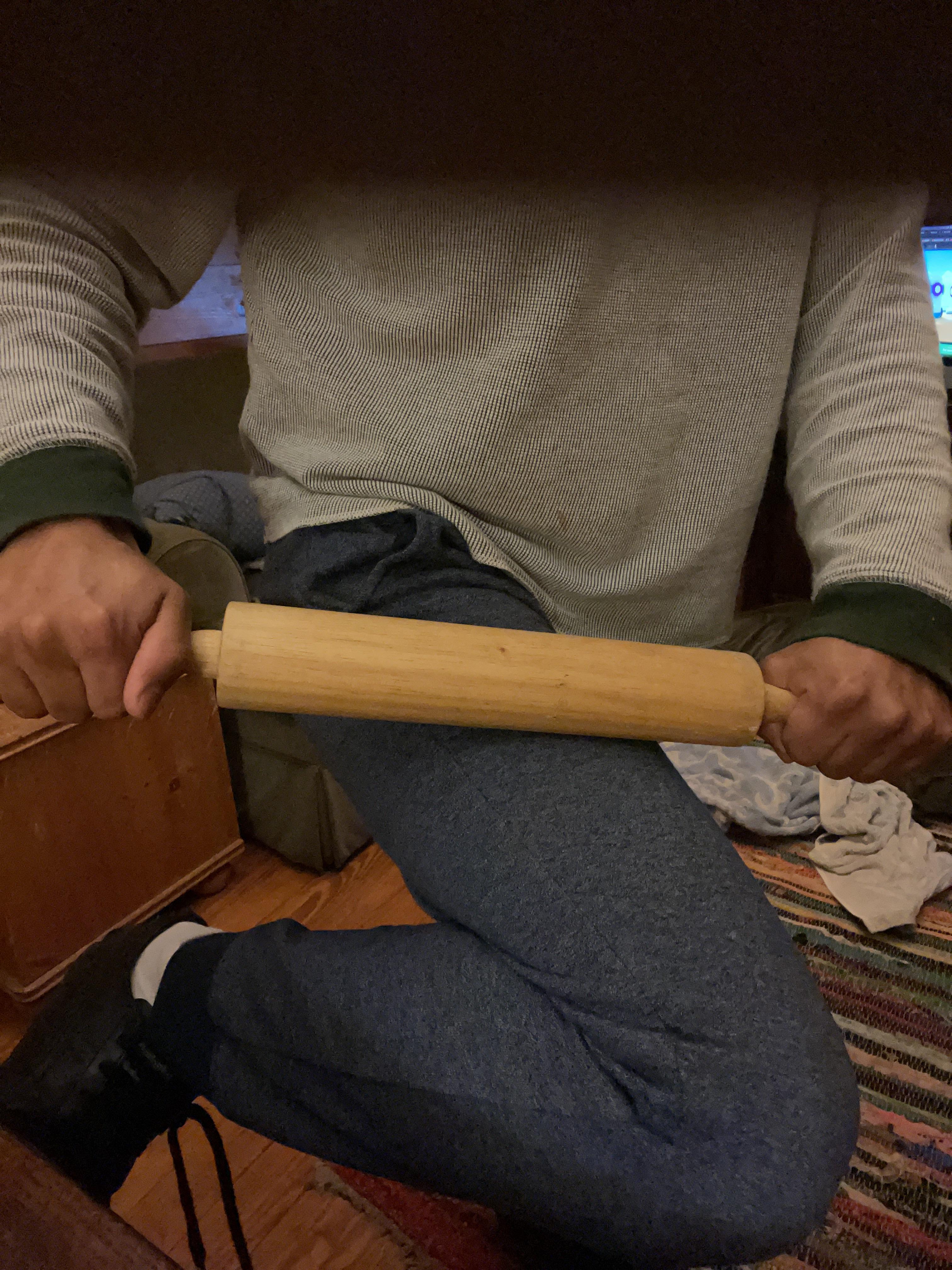 Recently discovered using this rolling pin technique, I use it after running, does a great job ...