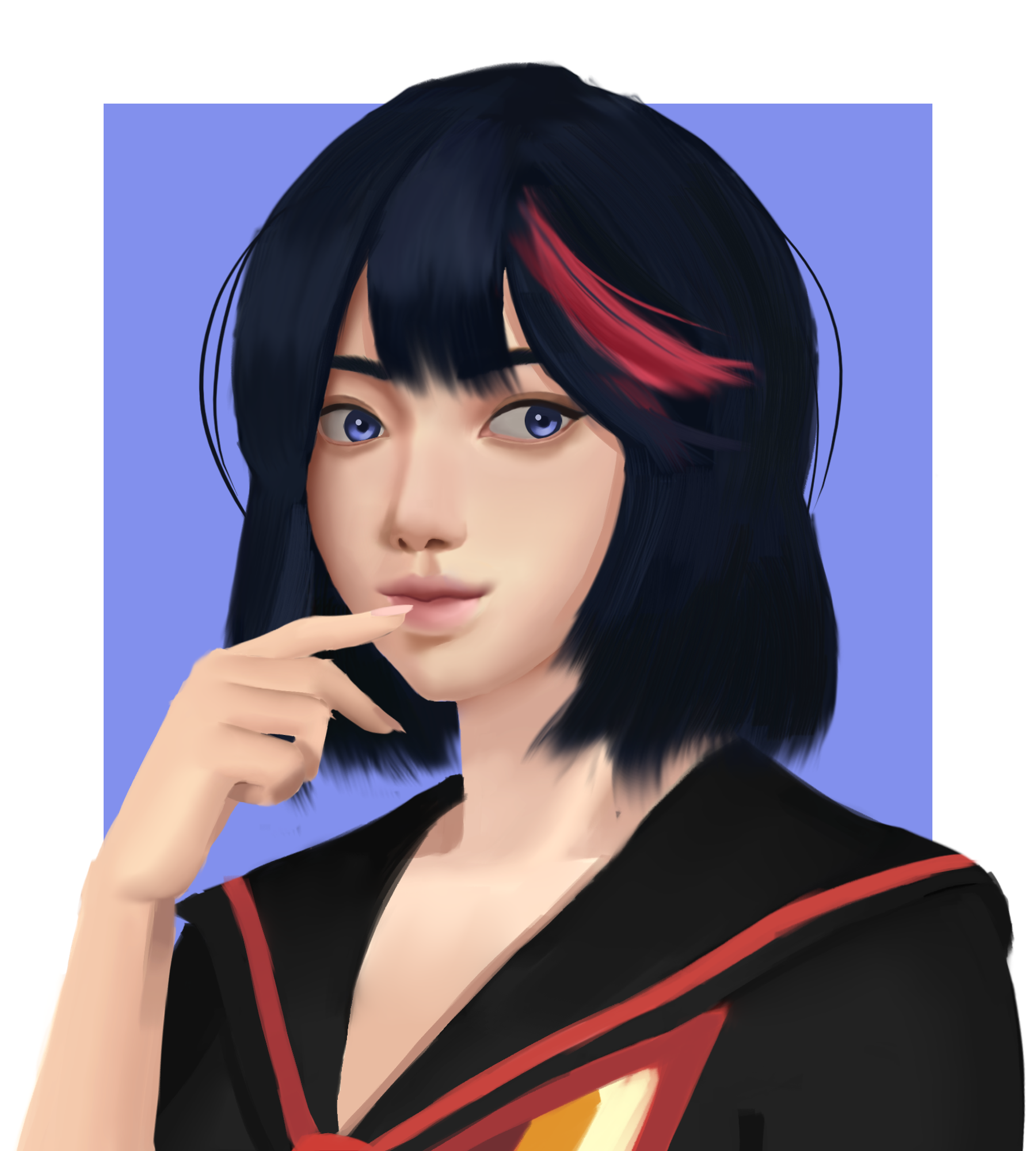 Recently drew Ryuko enjoy ^_^ | Scrolller