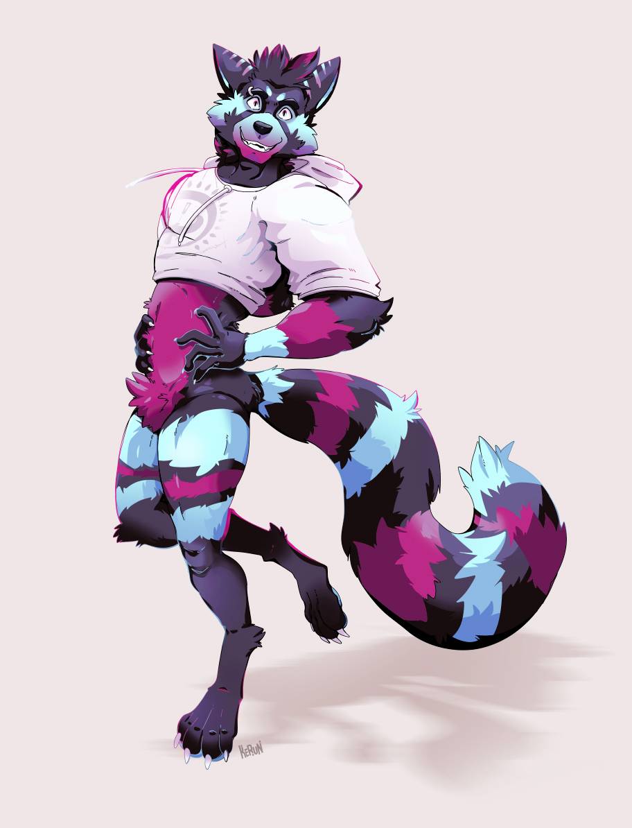 Red Panda / Fennec Fox Lad (artist: Kerun, @kerundraws on Twitter | Scrolller