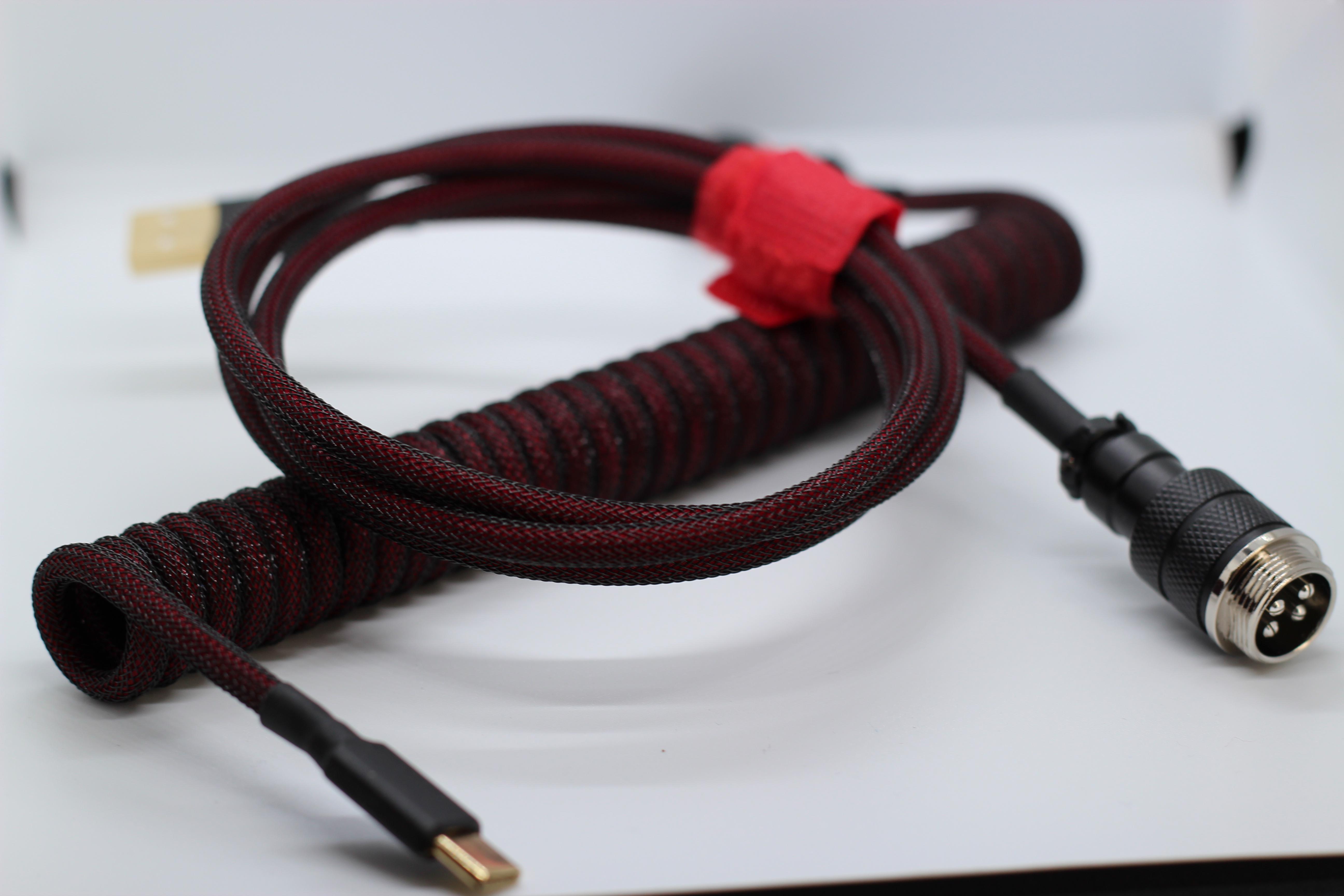 Red Samurai. GMK Samurai Inspired cable ⚔ | Scrolller