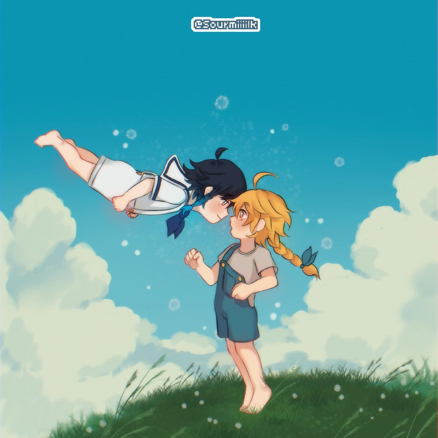 Redrew the scene from Ponyo with my fave godly fabulous the best ever ship | Scrolller
