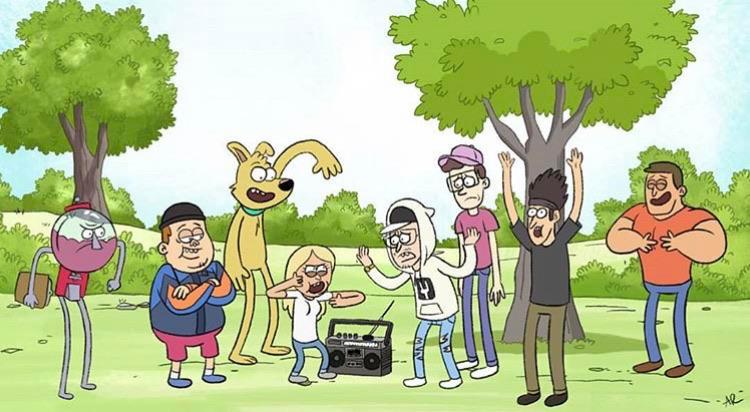 regular show x sugar pine 7 by @TallCartoons on instagram | Scrolller