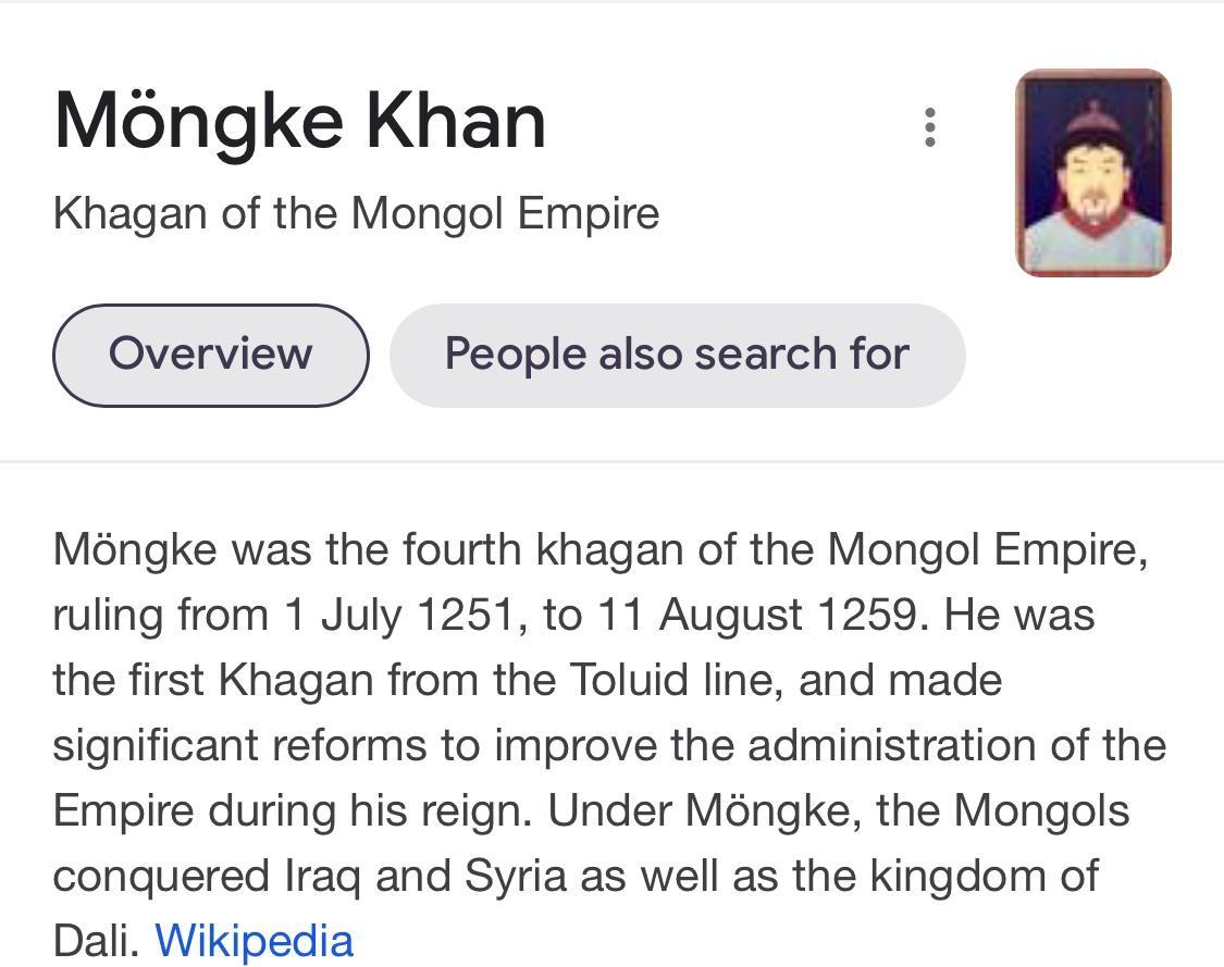 Reject Humanity, Embrace Mongke | Scrolller