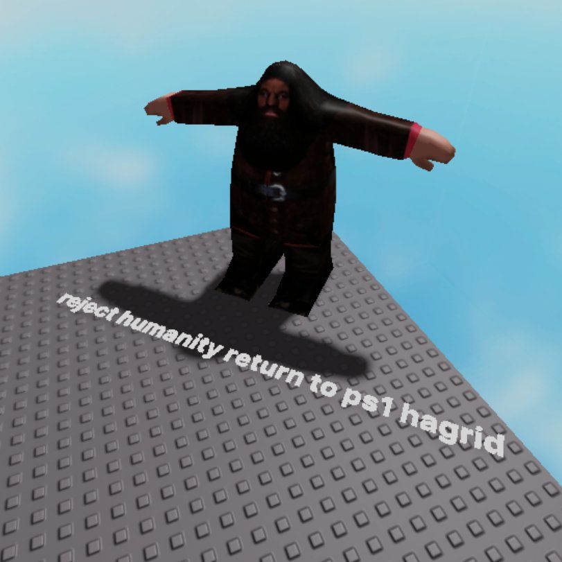 Reject humanity return to ps1 Hagrid | Scrolller