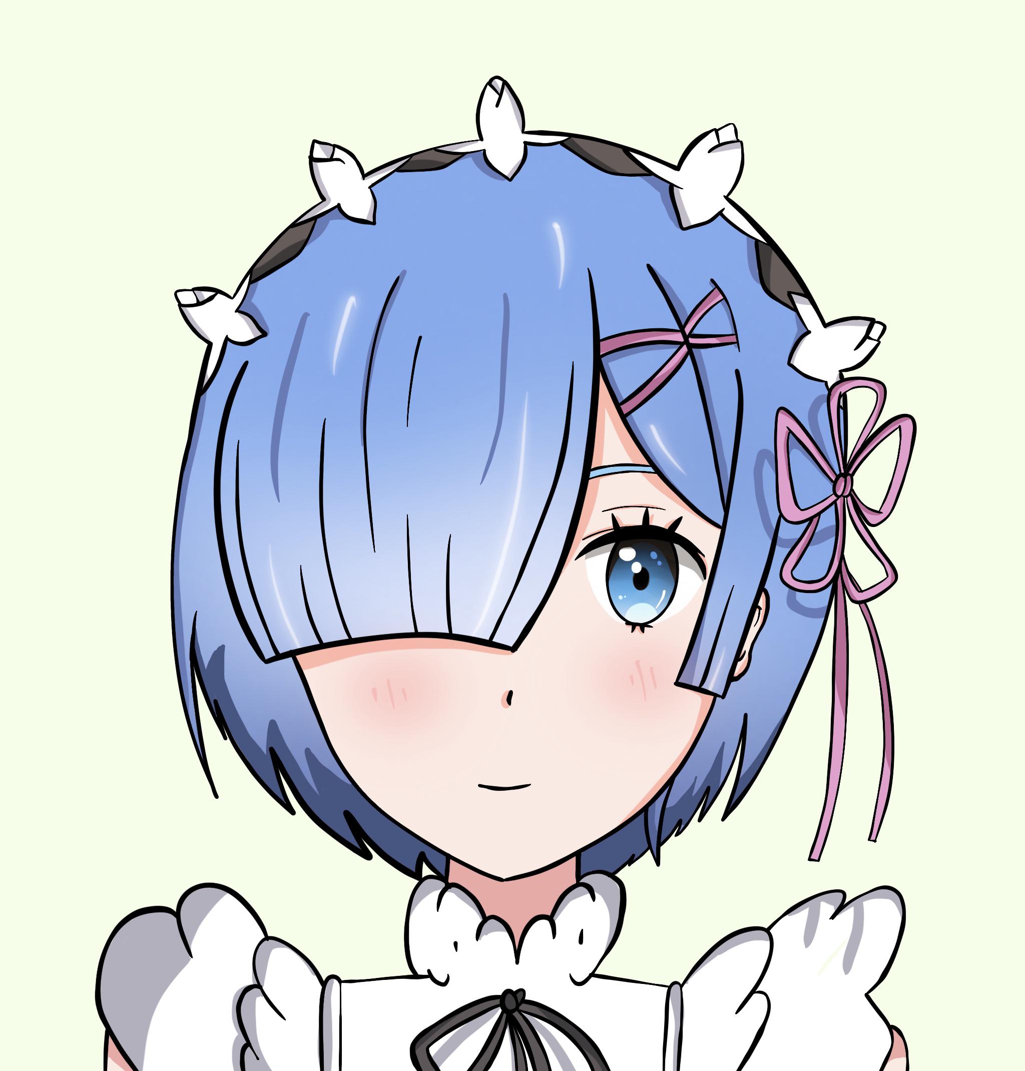 Rem drawing by me ;) | Scrolller