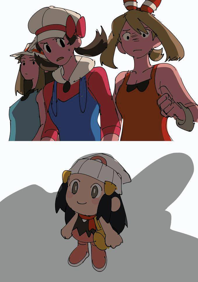 Remake girls meet Chibi Dawn | Scrolller