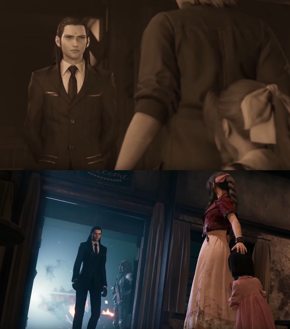 [REMAKE SPOILERS] Parallels in Framing | Scrolller