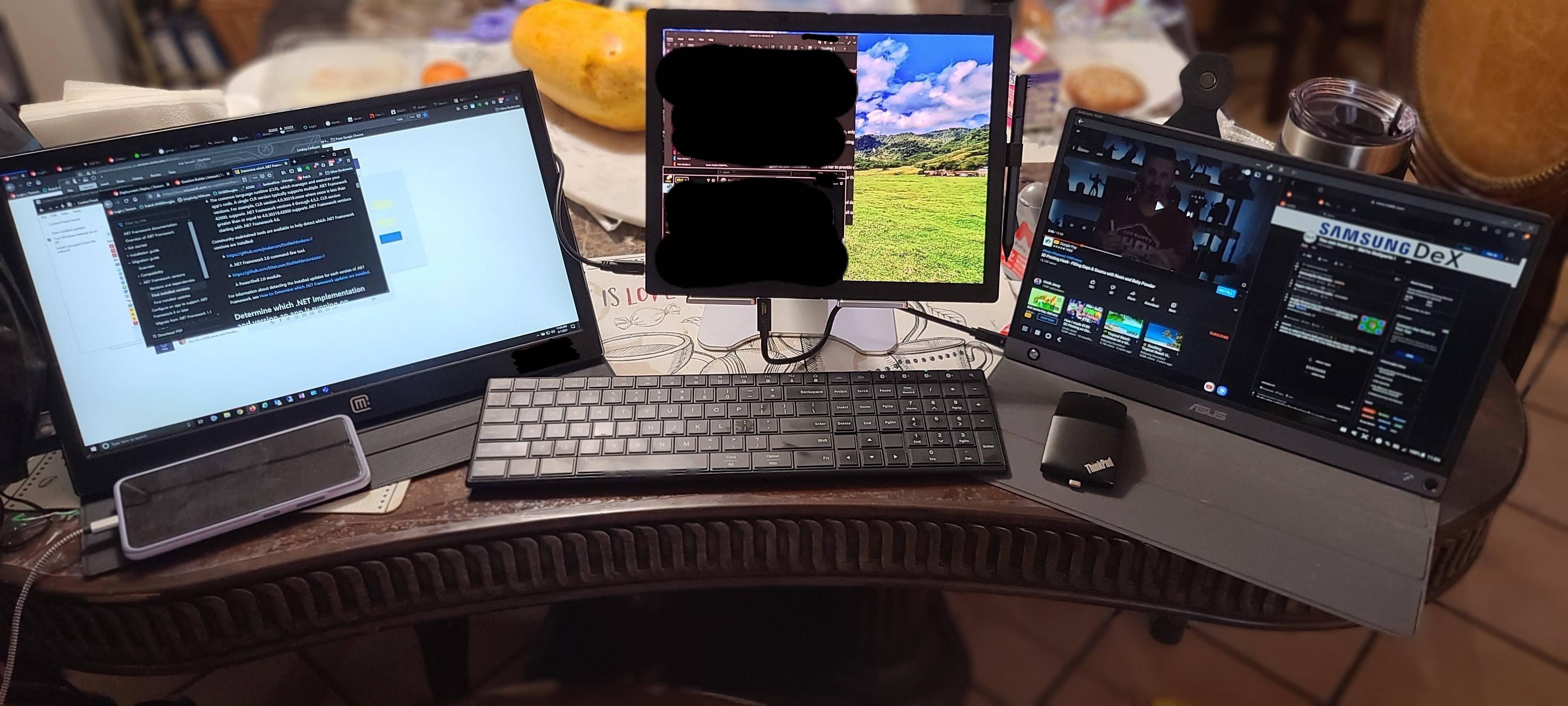 Remote Work Triple-Monitor Setup | Scrolller